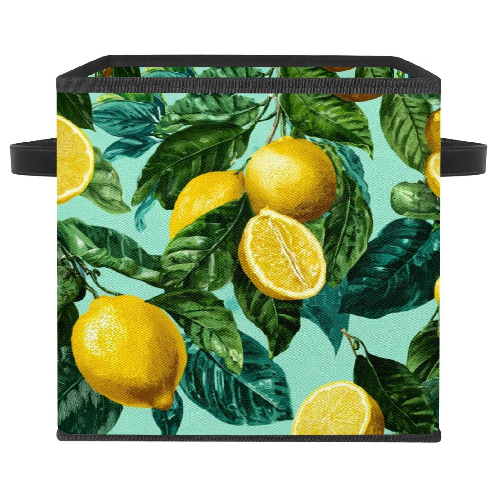 RATGDN Collapsible Fabric Cube Storage Bin with Double Handles for ...