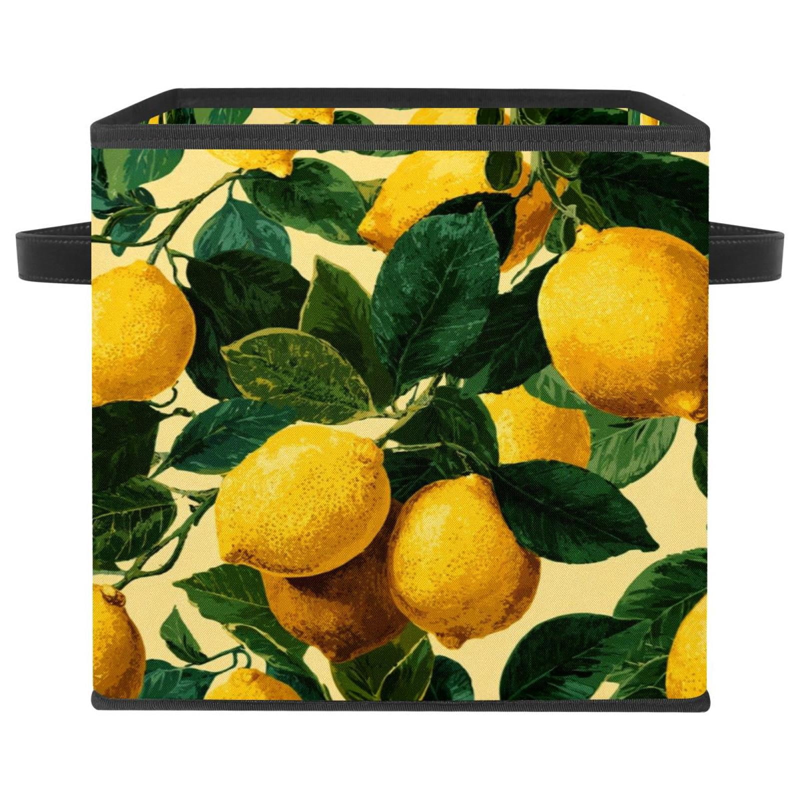 RATGDN Collapsible Fabric Cube Storage Bin with Double Handles for ...