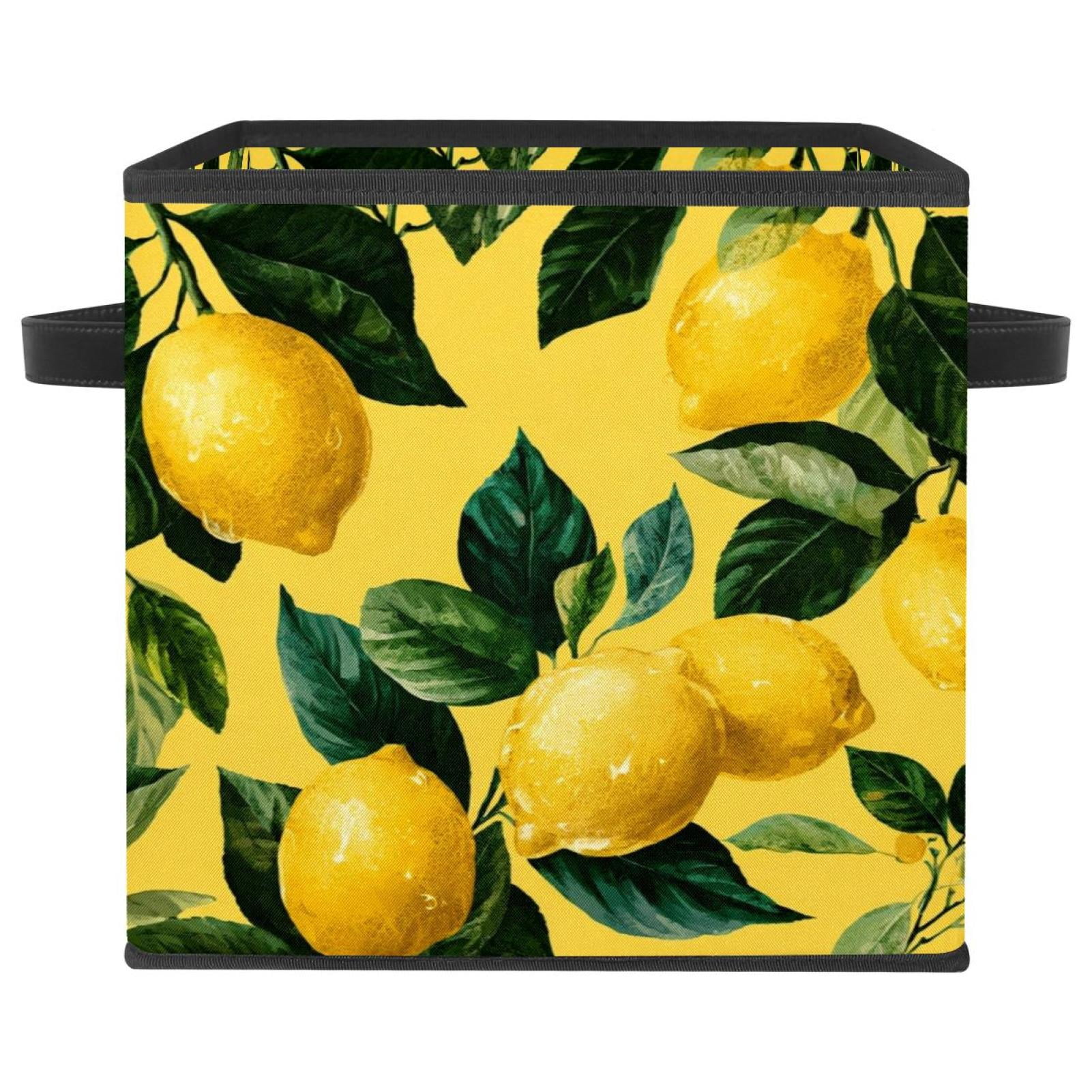 RATGDN Collapsible Fabric Cube Storage Bin with Double Handles for ...
