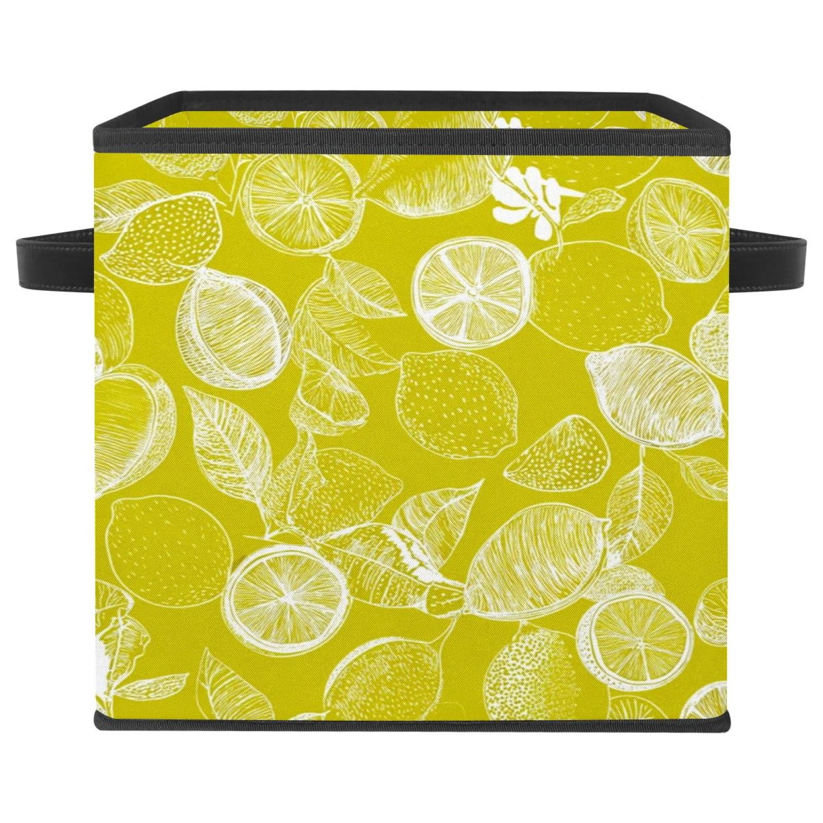 RATGDN Collapsible Fabric Cube Storage Bin with Double Handles for ...