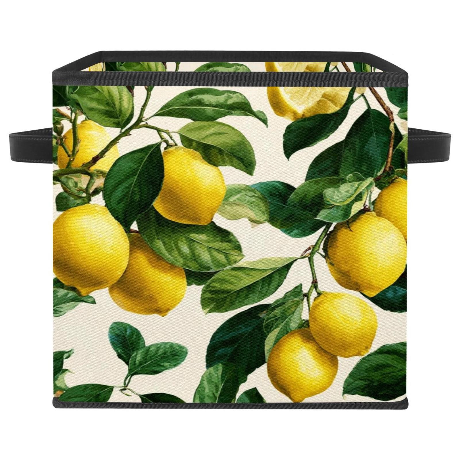 RATGDN Collapsible Fabric Cube Storage Bin with Double Handles for ...