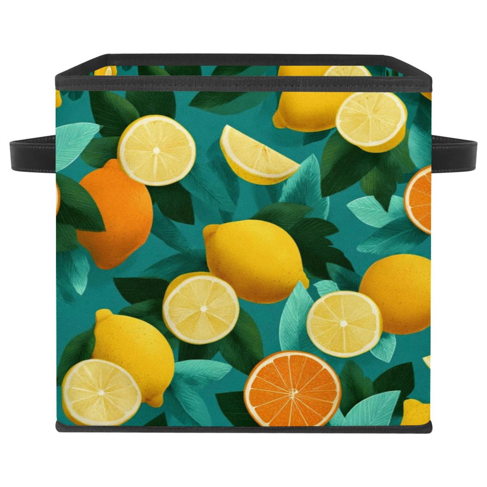 RATGDN Collapsible Fabric Cube Storage Bin with Double Handles for ...
