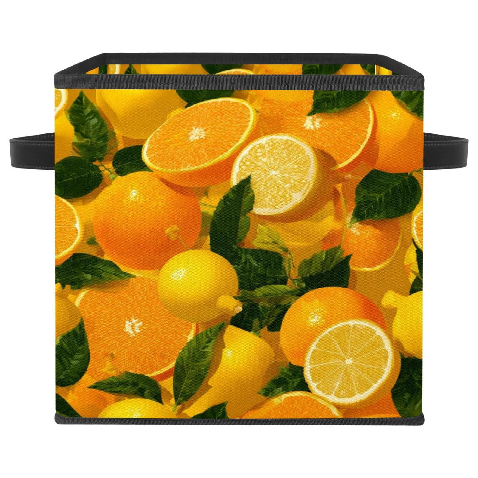 RATGDN Collapsible Fabric Cube Storage Bin with Double Handles for ...