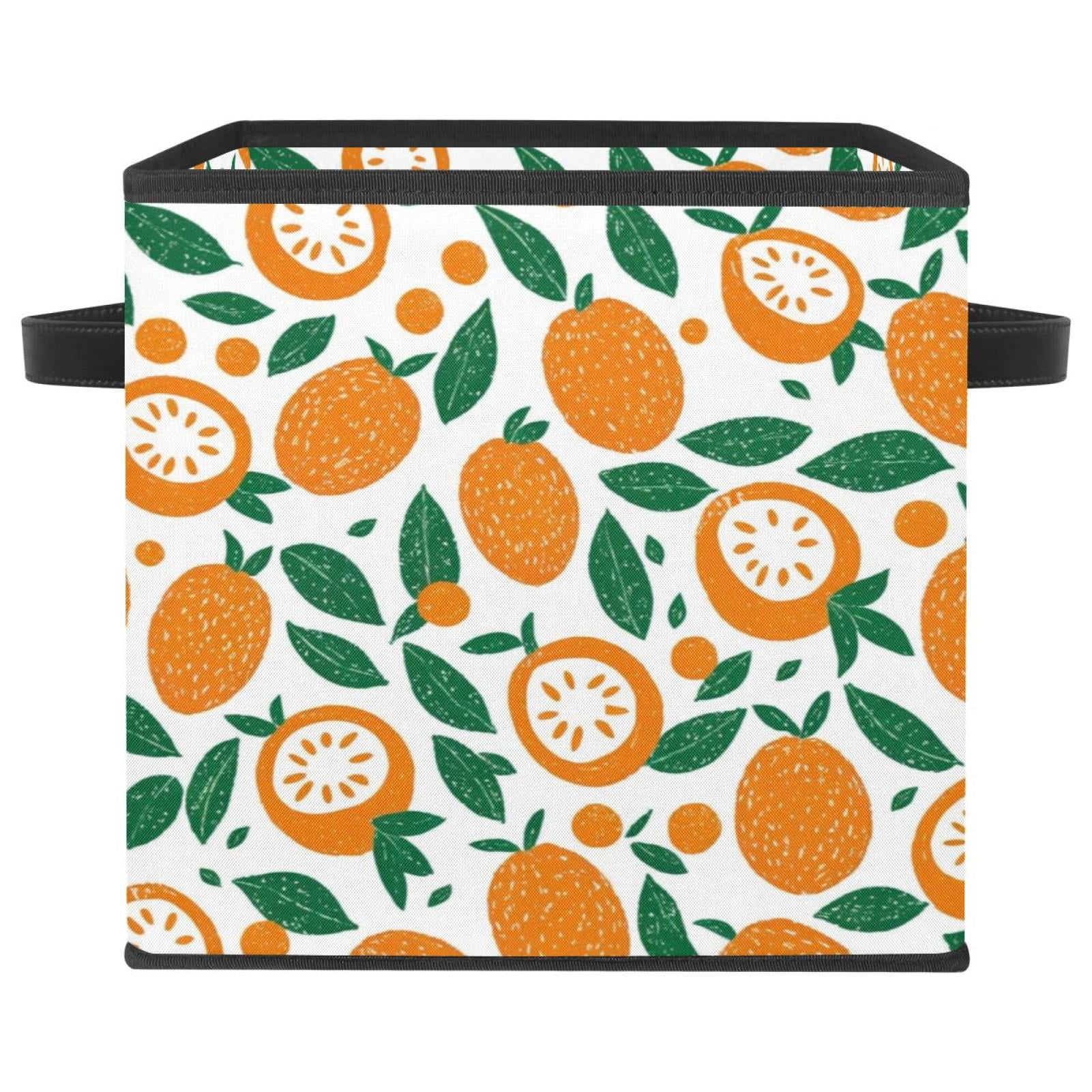 RATGDN Collapsible Fabric Cube Storage Bin with Double Handles for ...