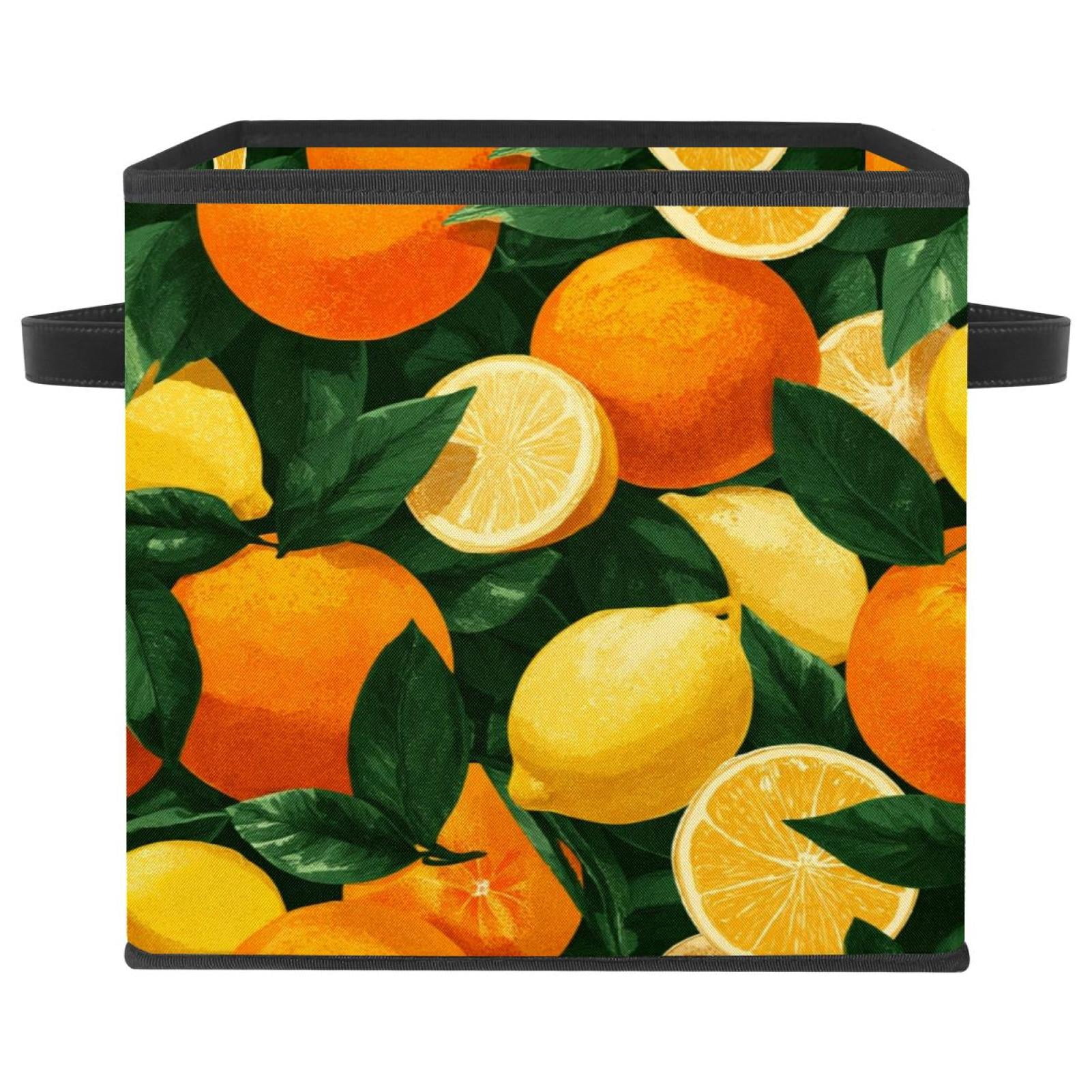RATGDN Collapsible Fabric Cube Storage Bin with Double Handles for ...