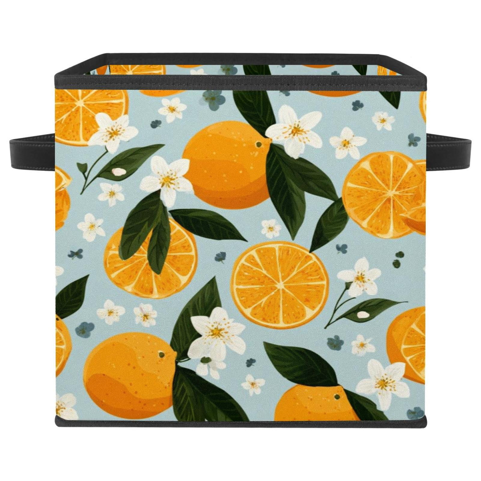 RATGDN Collapsible Fabric Cube Storage Bin with Double Handles for ...