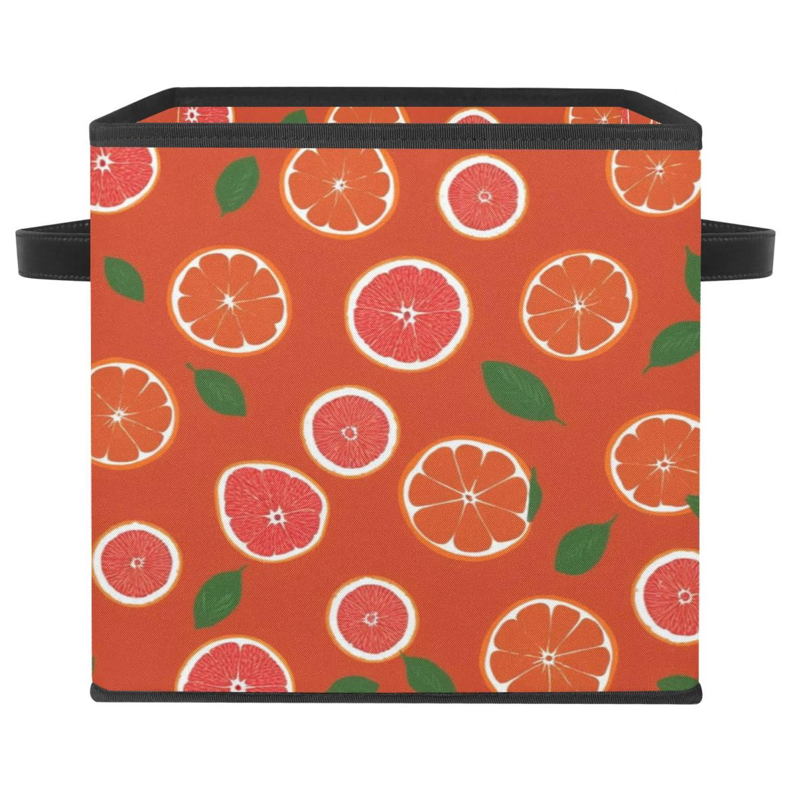 RATGDN Collapsible Fabric Cube Storage Bin with Double Handles for ...