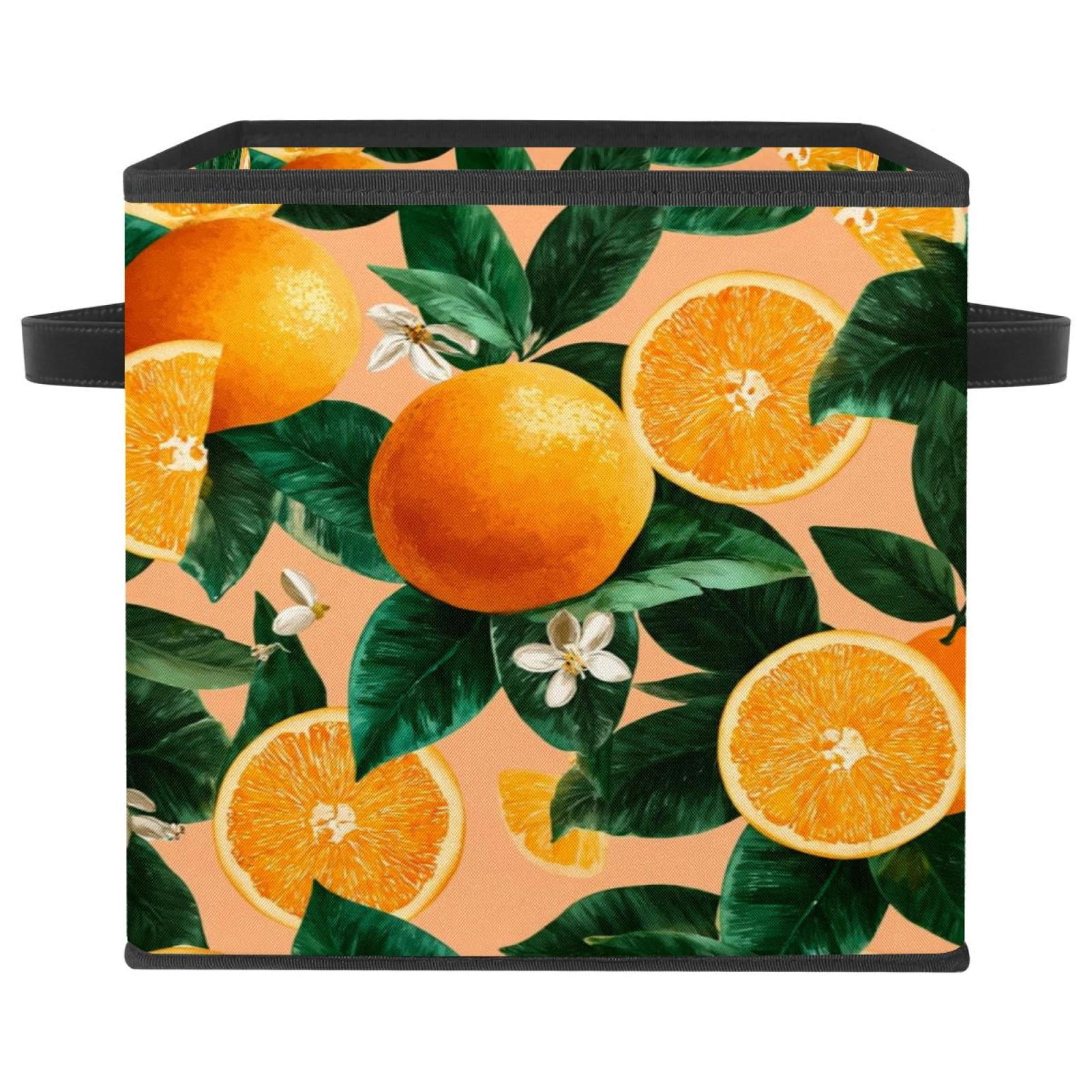 RATGDN Collapsible Fabric Cube Storage Bin with Double Handles for ...