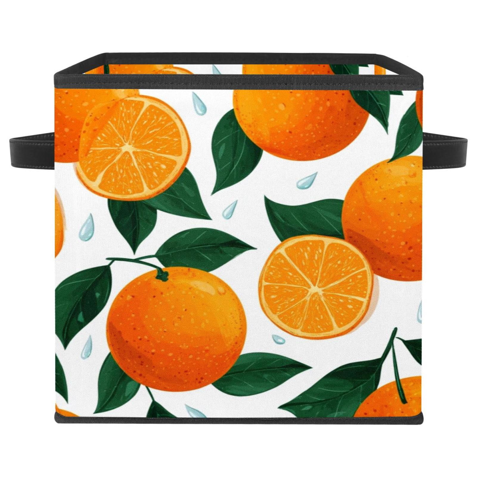 RATGDN Collapsible Fabric Cube Storage Bin with Double Handles for ...