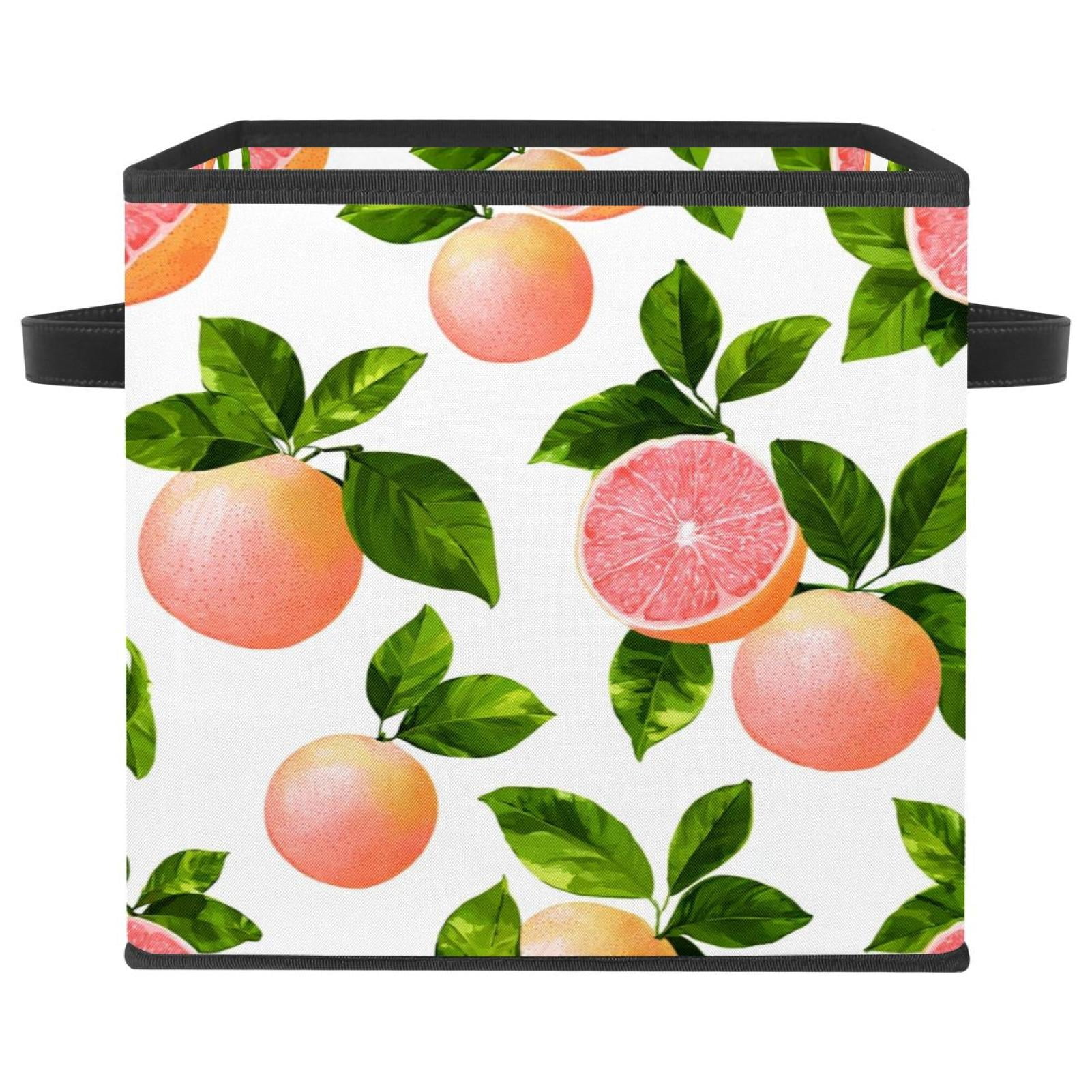 RATGDN Collapsible Fabric Cube Storage Bin with Double Handles for ...