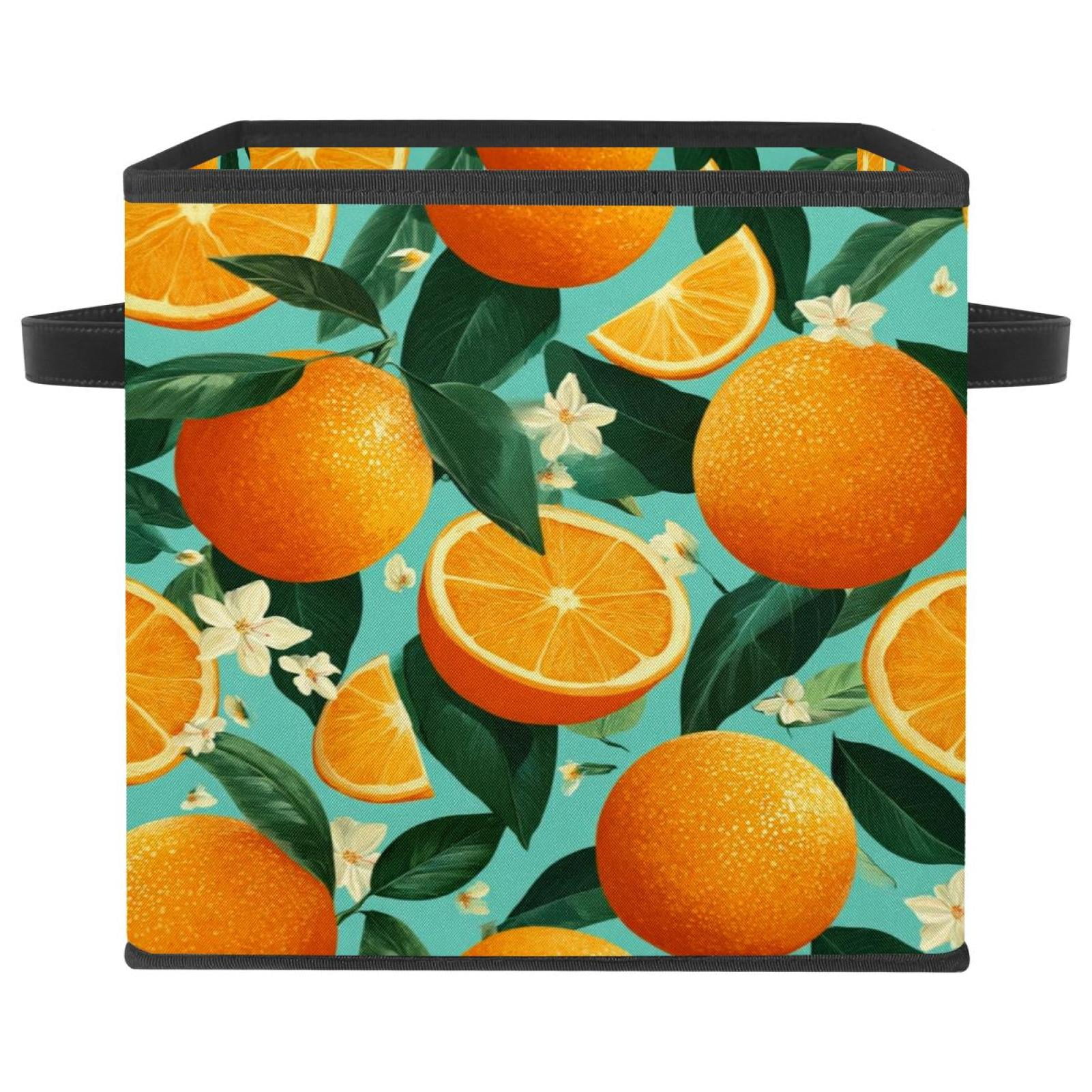 RATGDN Collapsible Fabric Cube Storage Bin with Double Handles for ...