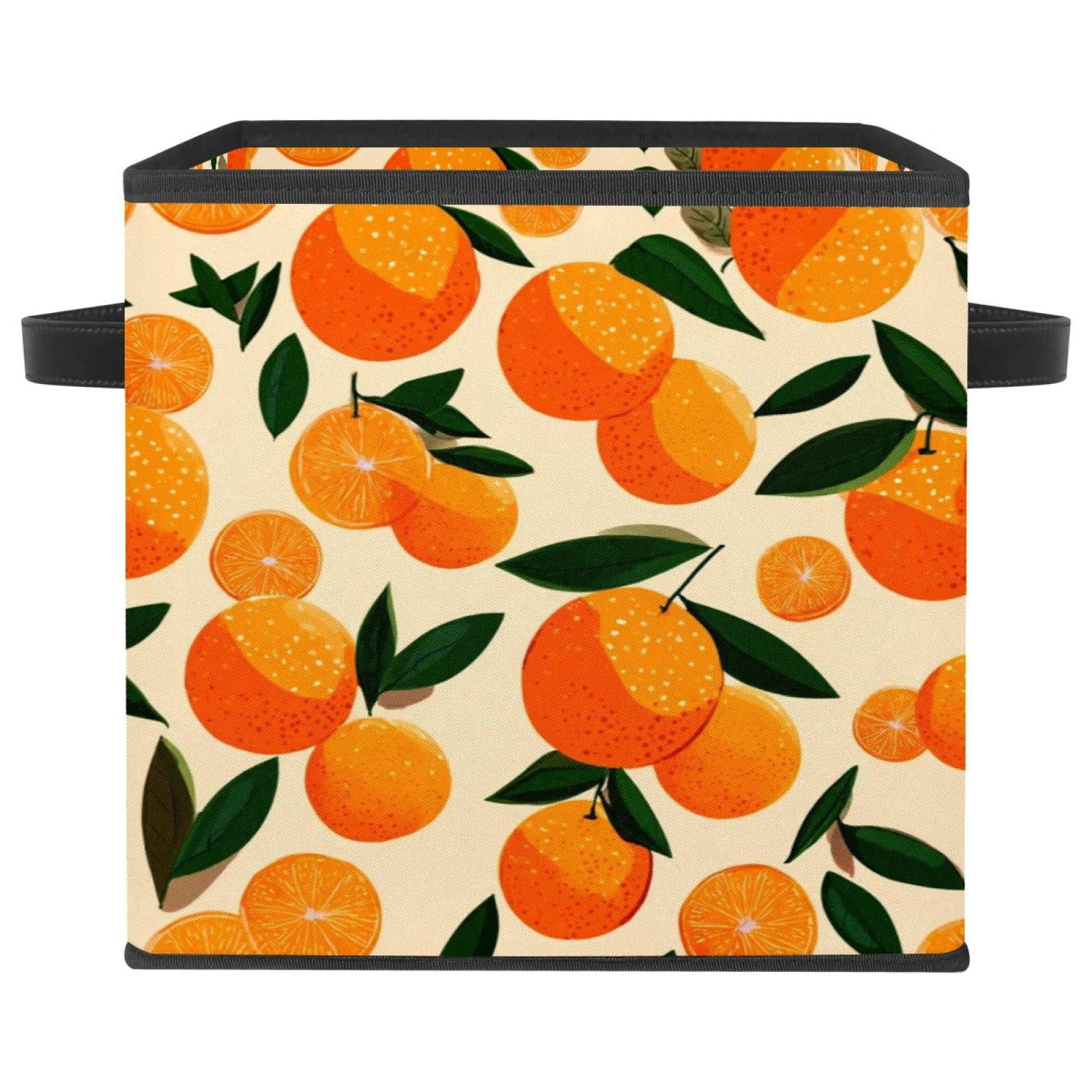 RATGDN Collapsible Fabric Cube Storage Bin with Double Handles for ...