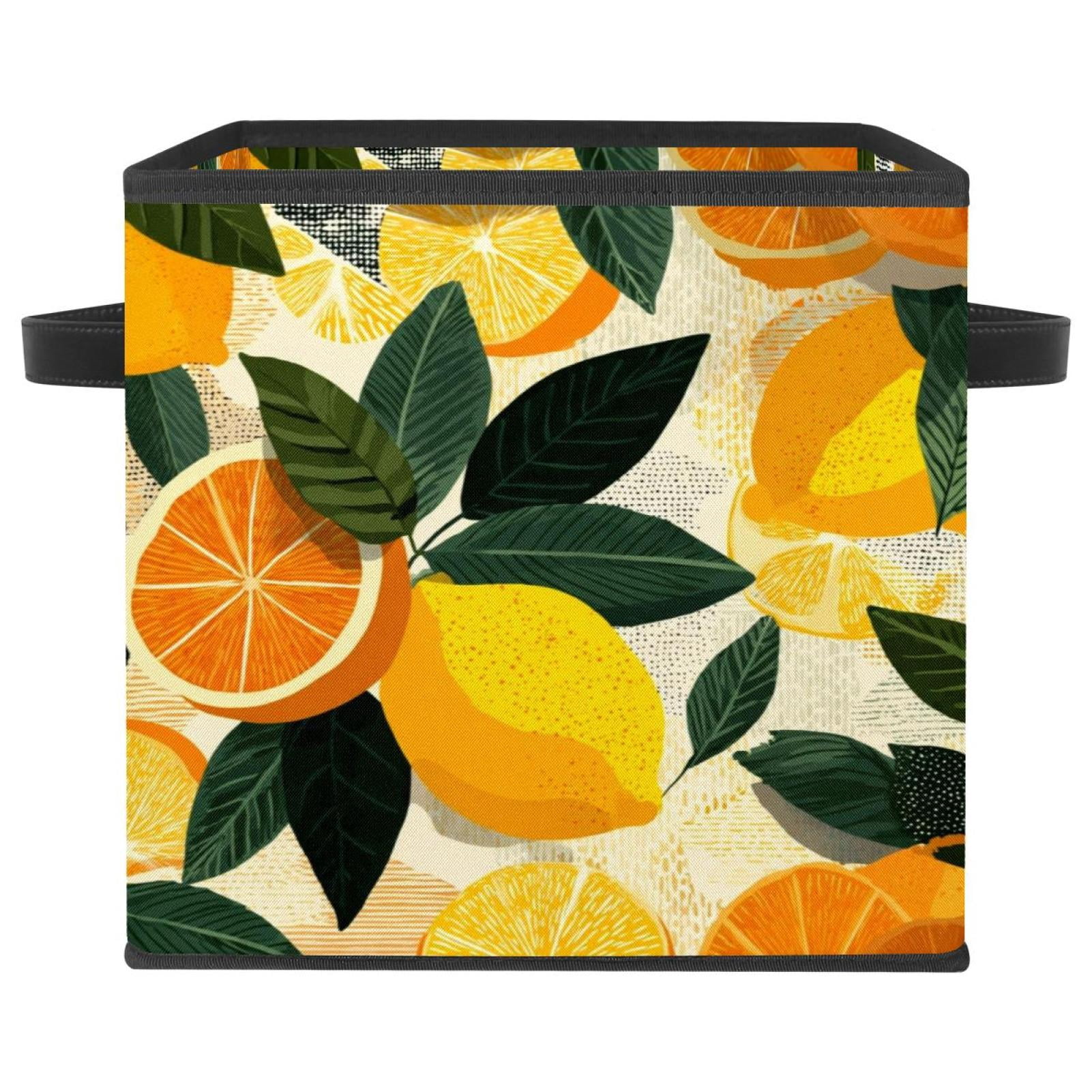RATGDN Collapsible Fabric Cube Storage Bin with Double Handles for ...