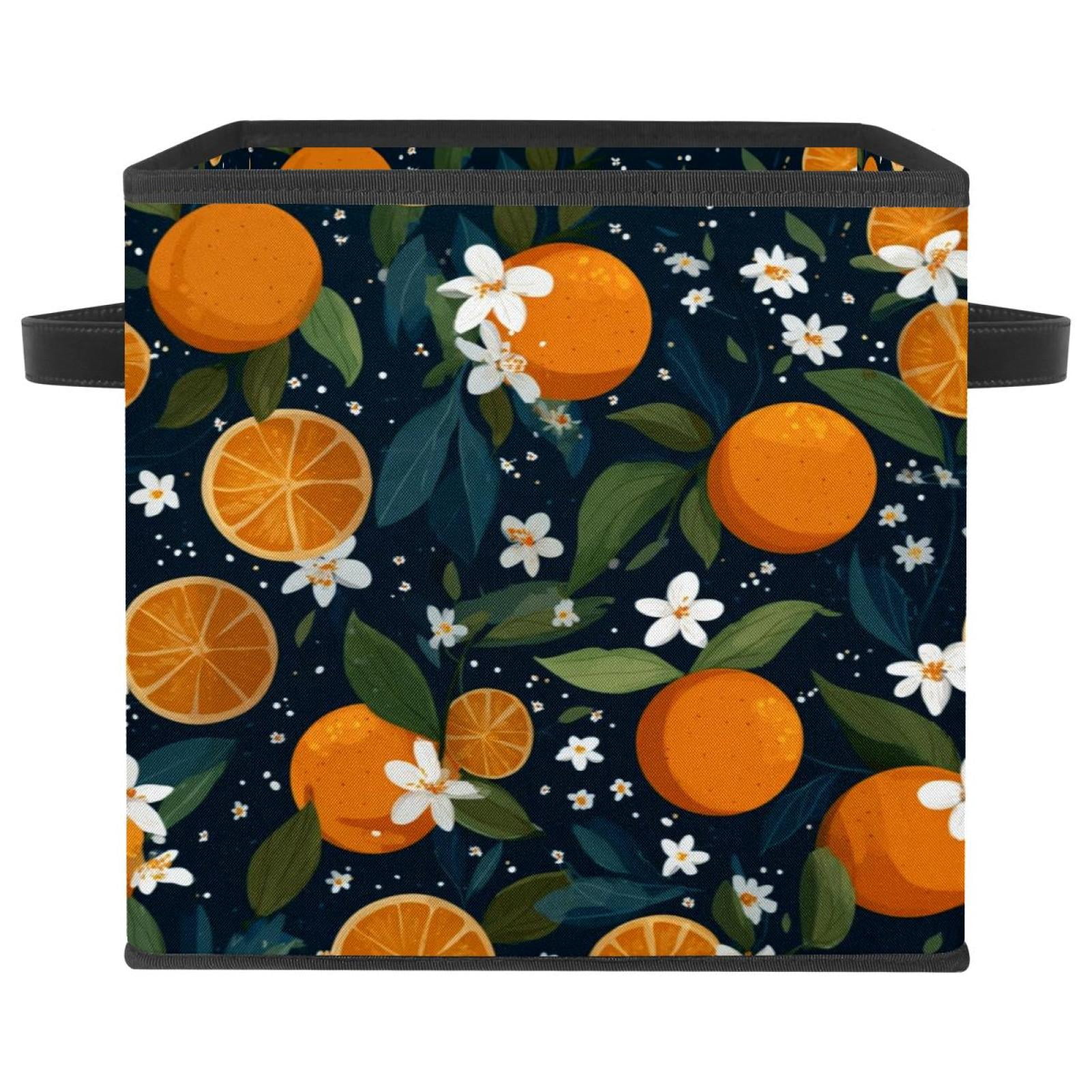 RATGDN Collapsible Fabric Cube Storage Bin with Double Handles for ...