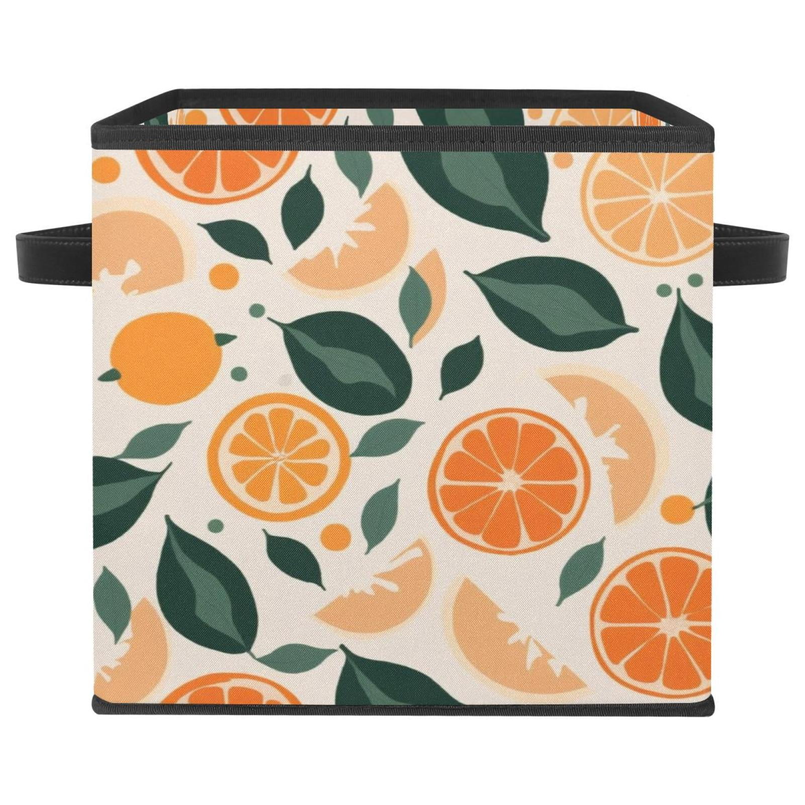 RATGDN Collapsible Fabric Cube Storage Bin with Double Handles for ...