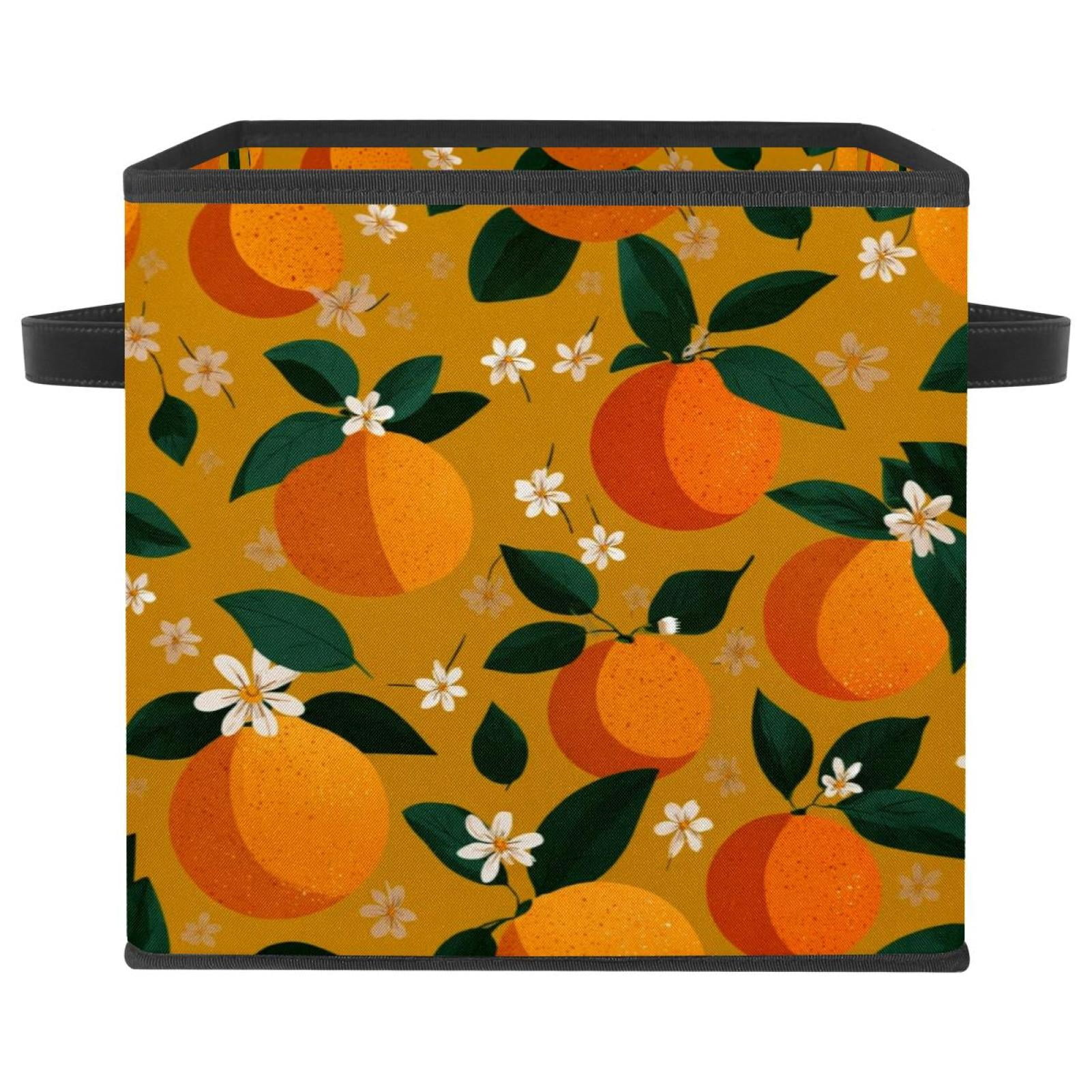 RATGDN Collapsible Fabric Cube Storage Bin with Double Handles for ...