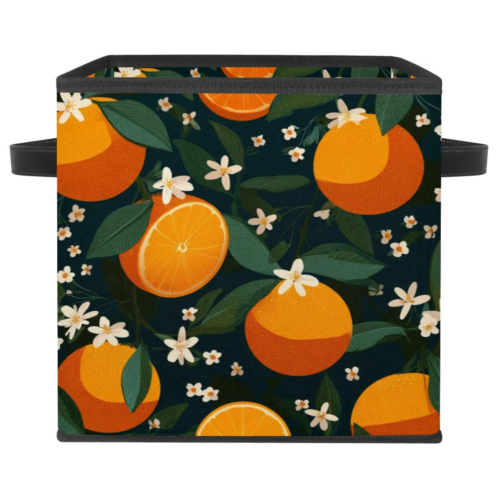 RATGDN Collapsible Fabric Cube Storage Bin with Double Handles for ...