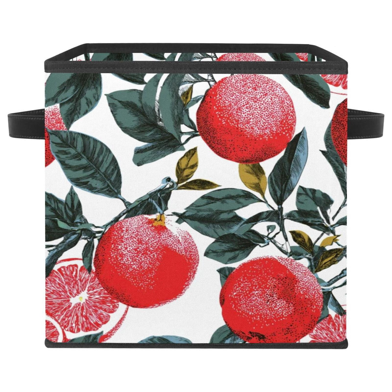 RATGDN Collapsible Fabric Cube Storage Bin with Double Handles for ...