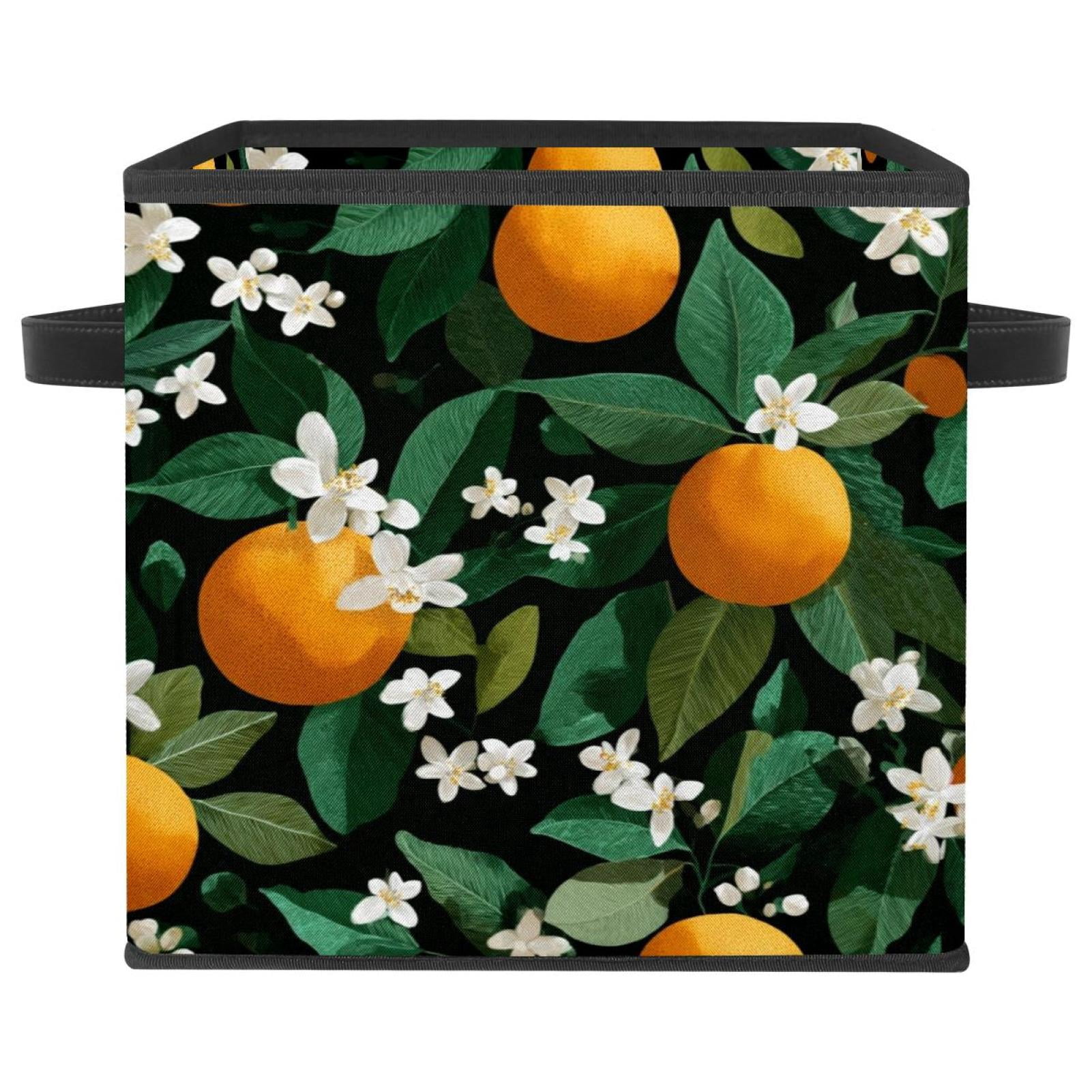 RATGDN Collapsible Fabric Cube Storage Bin with Double Handles for ...