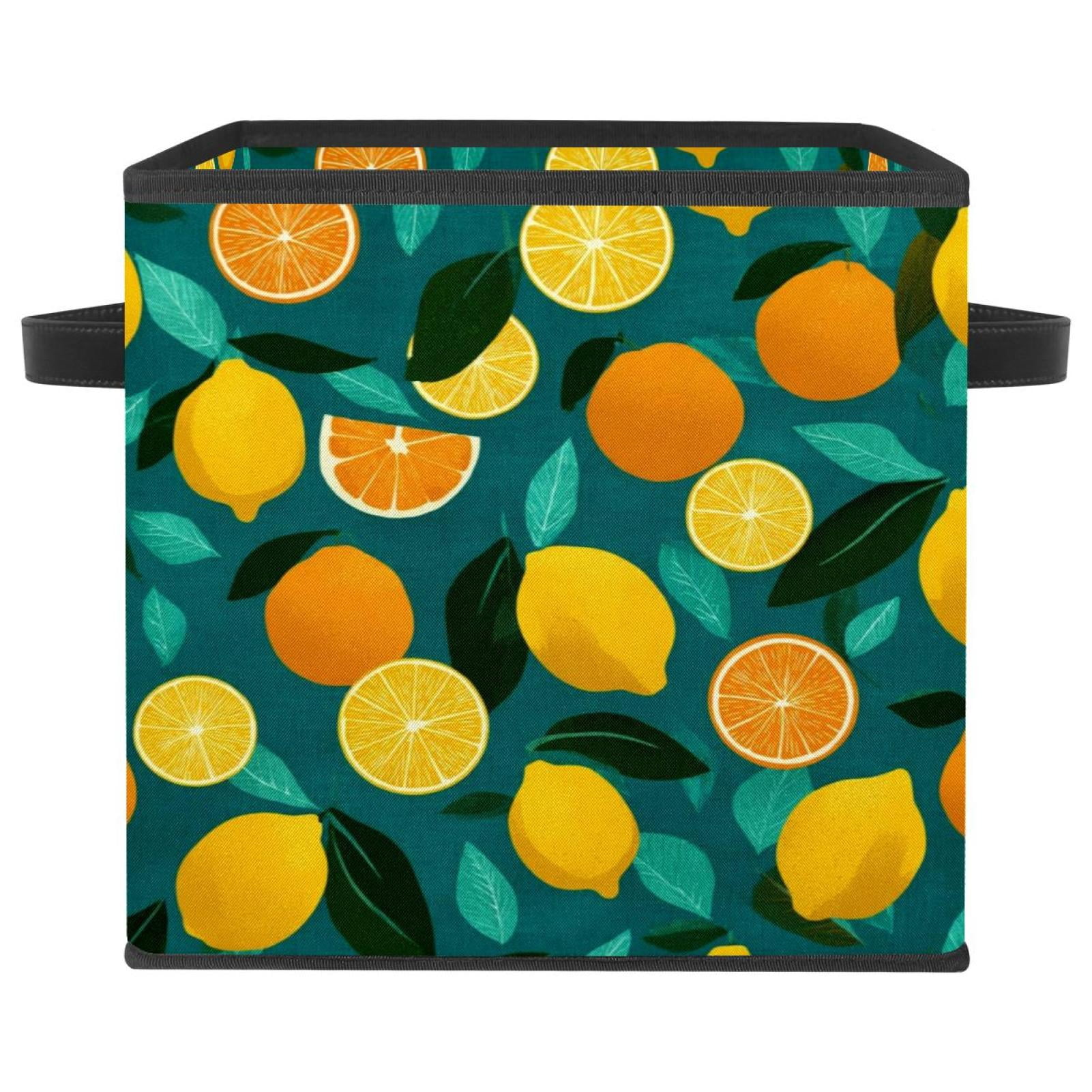 RATGDN Collapsible Fabric Cube Storage Bin with Double Handles for ...