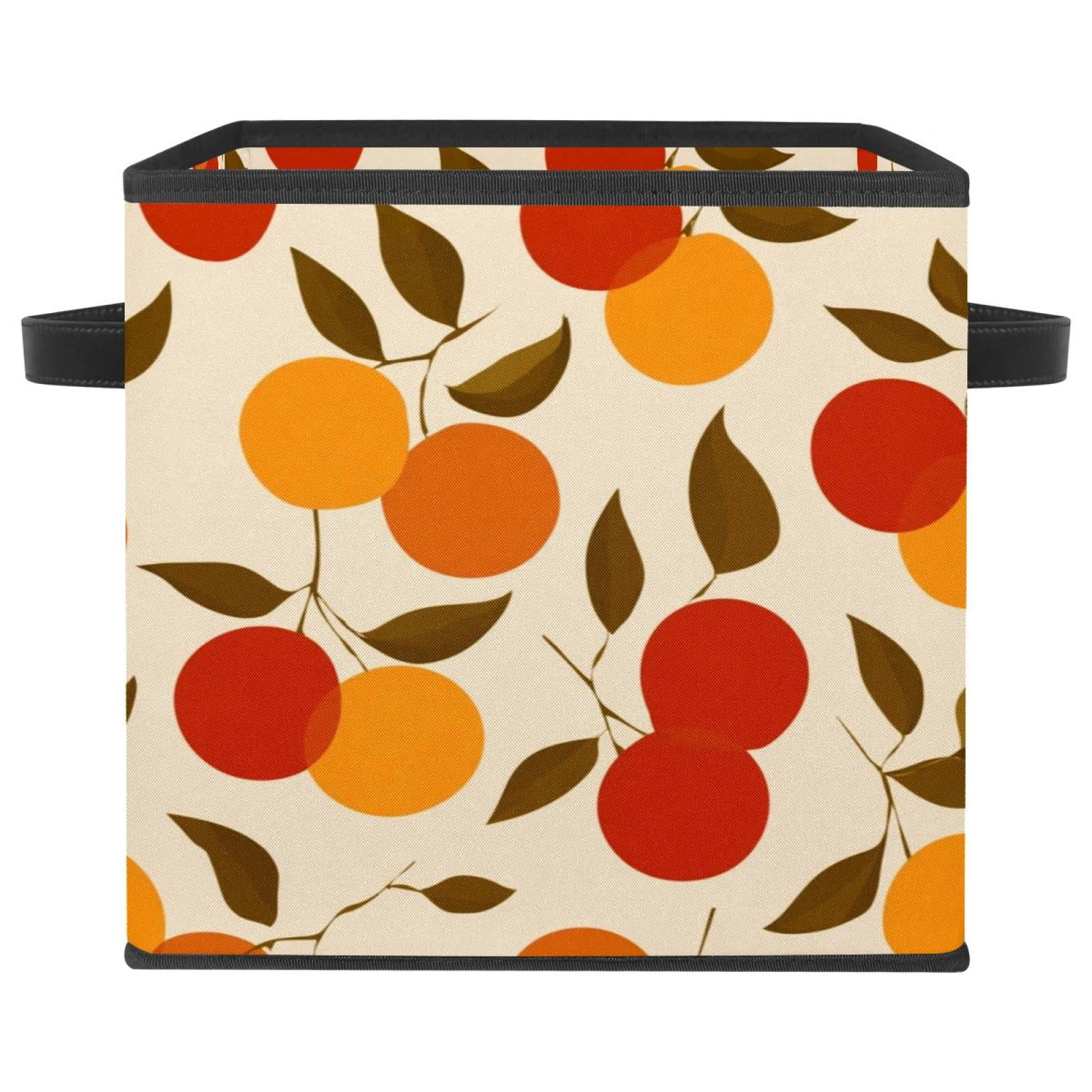 RATGDN Collapsible Fabric Cube Storage Bin with Double Handles for ...