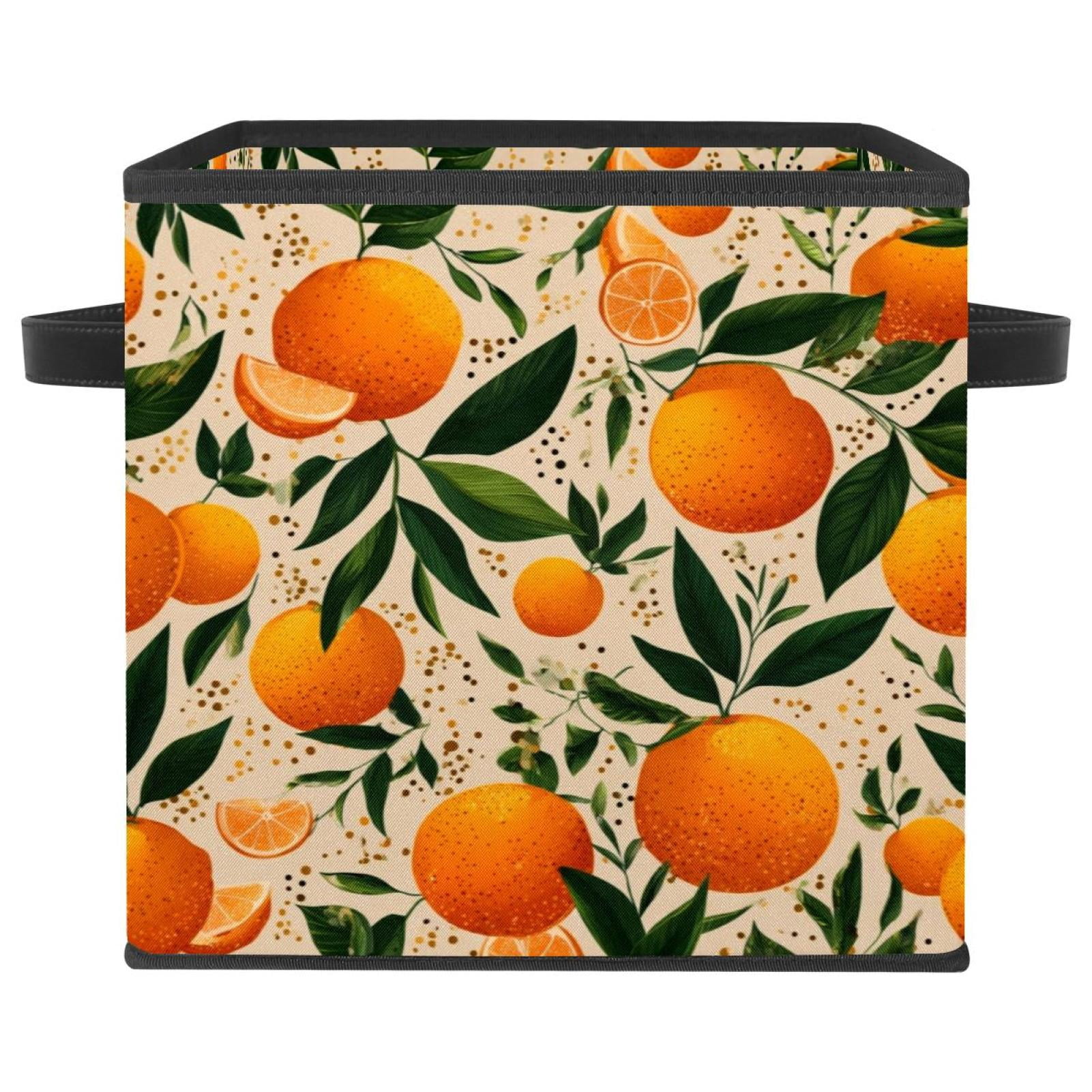 RATGDN Collapsible Fabric Cube Storage Bin with Double Handles for ...