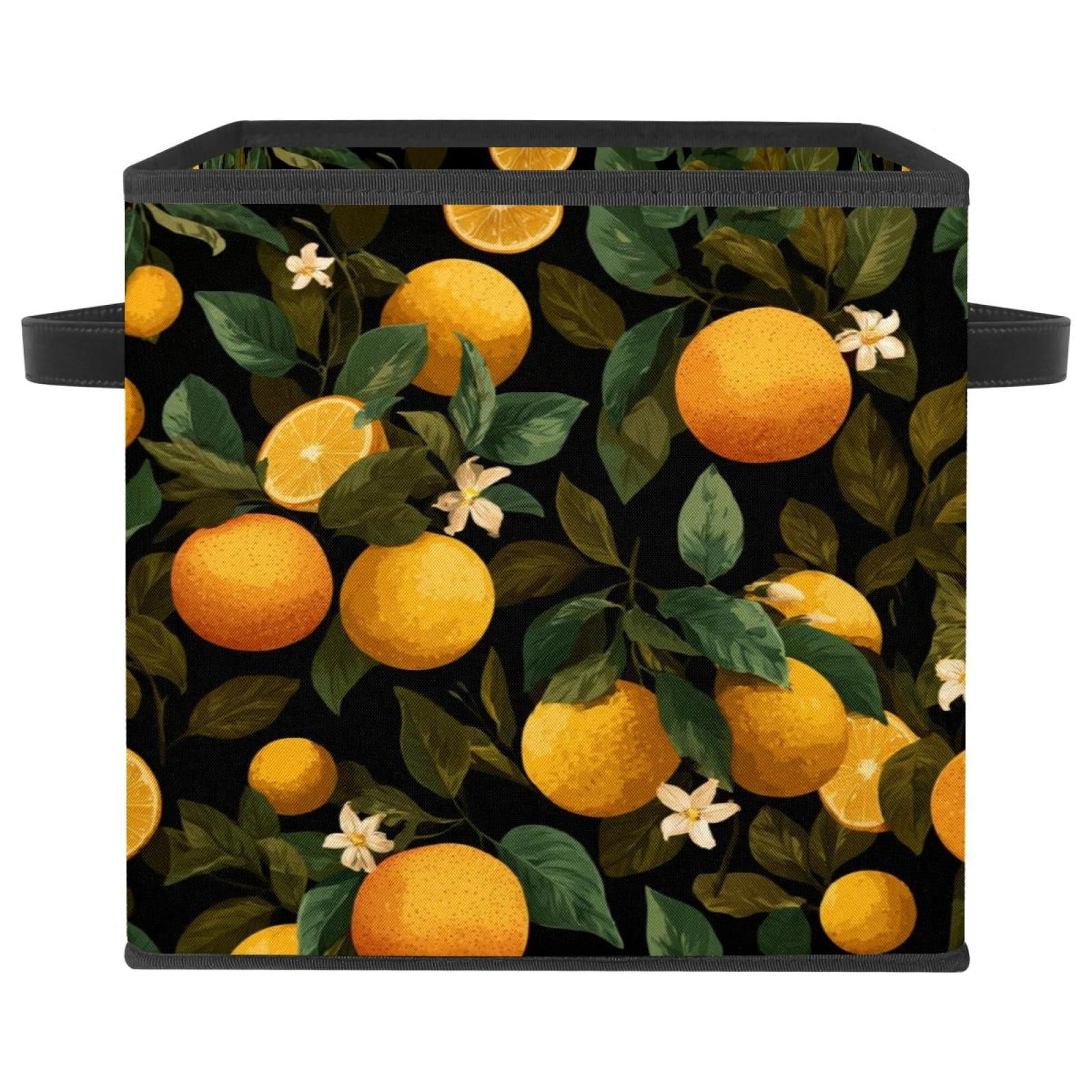 RATGDN Collapsible Fabric Cube Storage Bin with Double Handles for ...