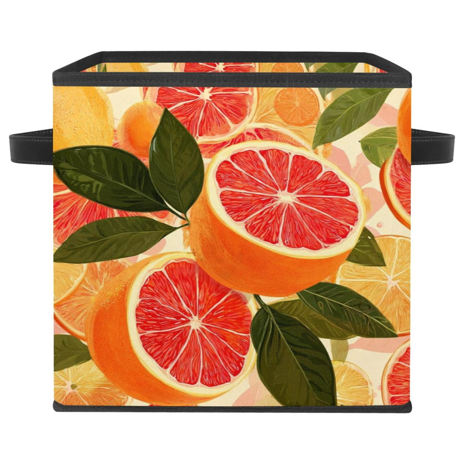 RATGDN Collapsible Fabric Cube Storage Bin with Double Handles for ...