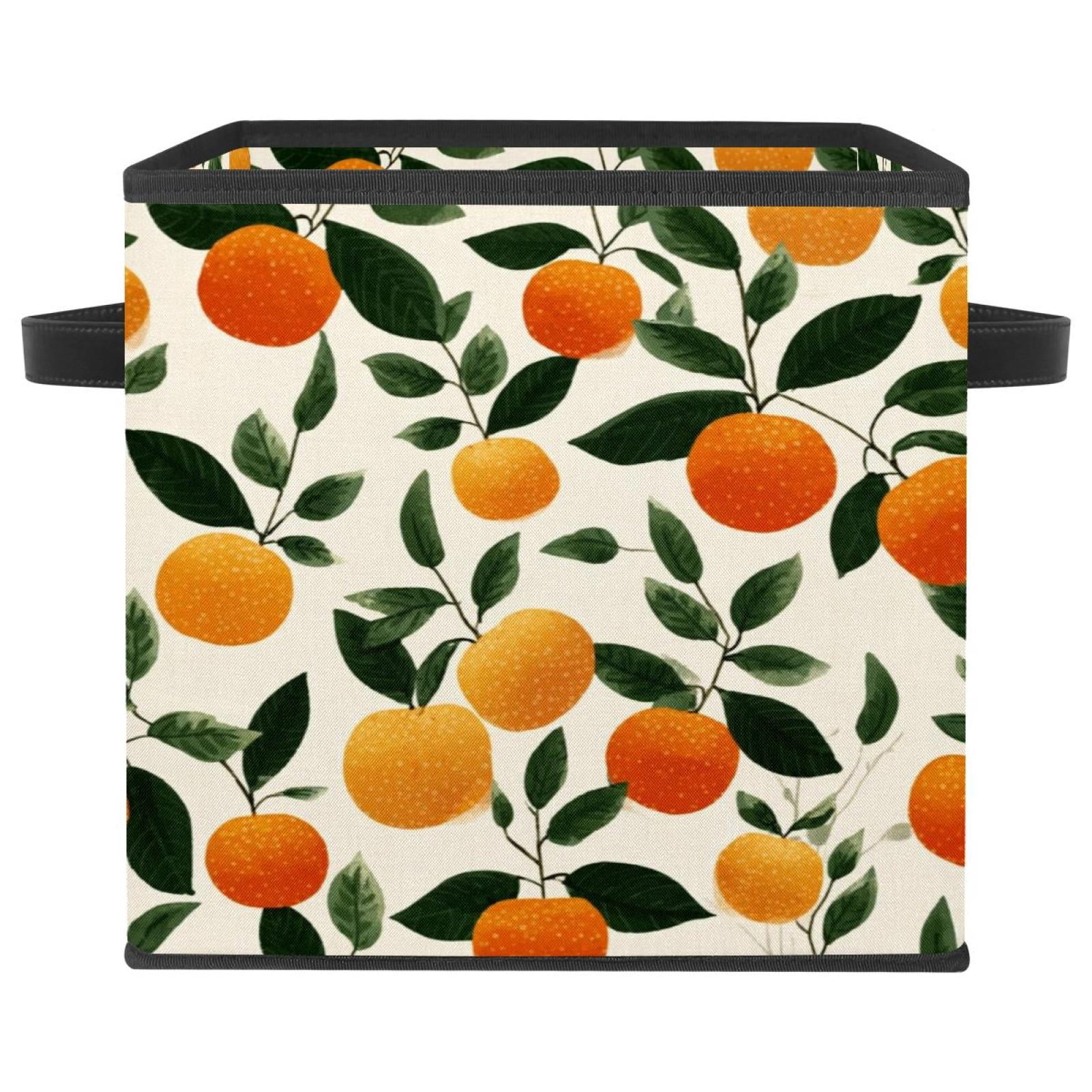 RATGDN Collapsible Fabric Cube Storage Bin with Double Handles for ...