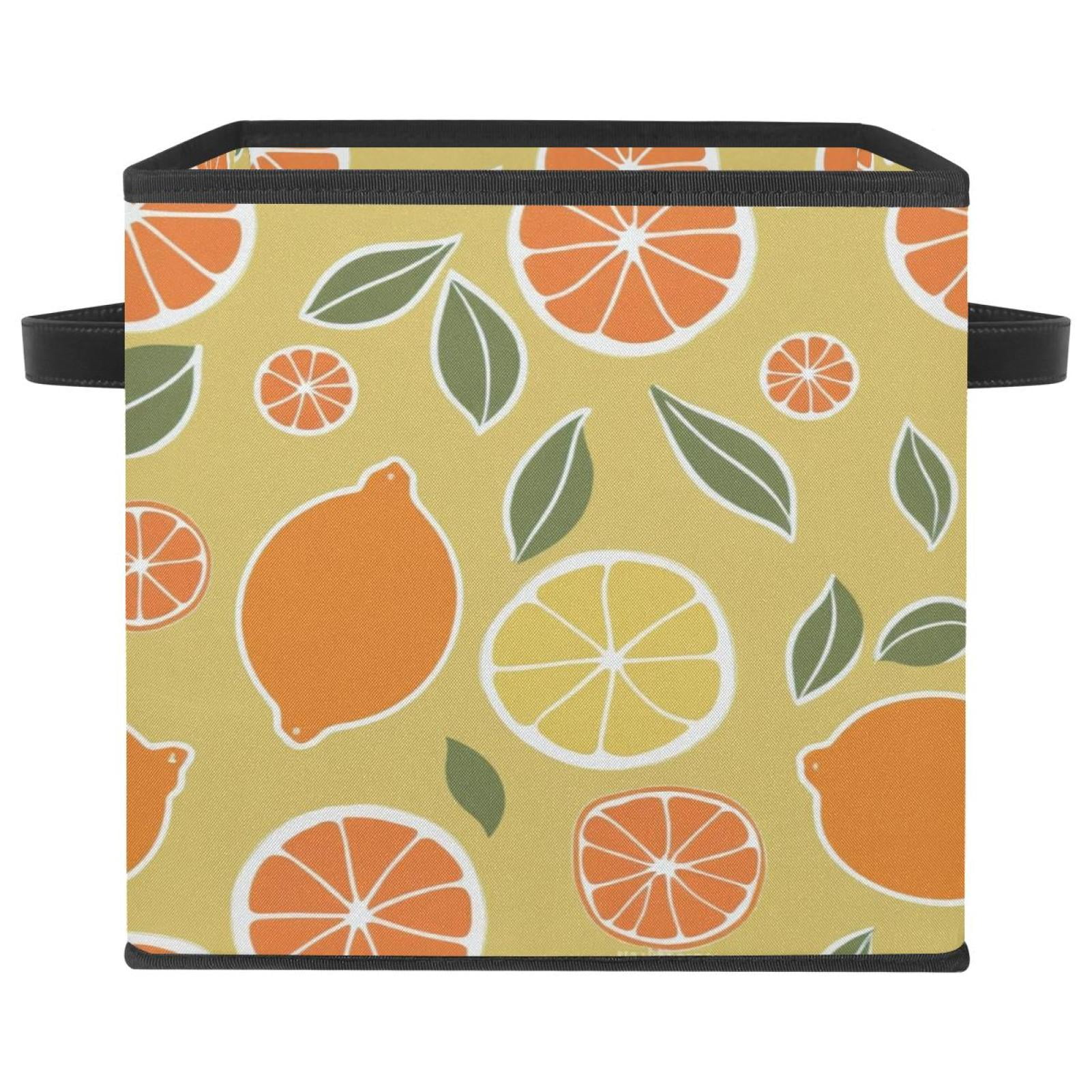 RATGDN Collapsible Fabric Cube Storage Bin with Double Handles for ...