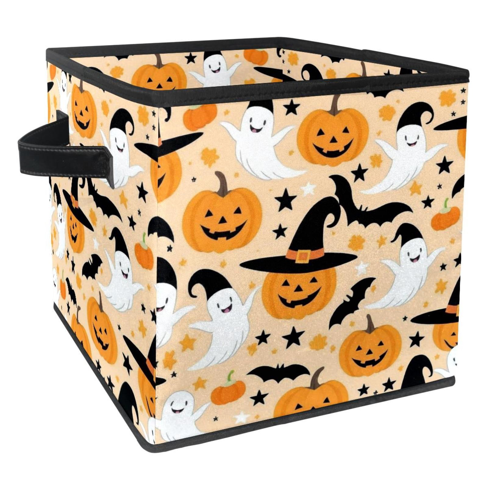 RATGDN Collapsible Fabric Cube Storage Bin with Double Handles for ...
