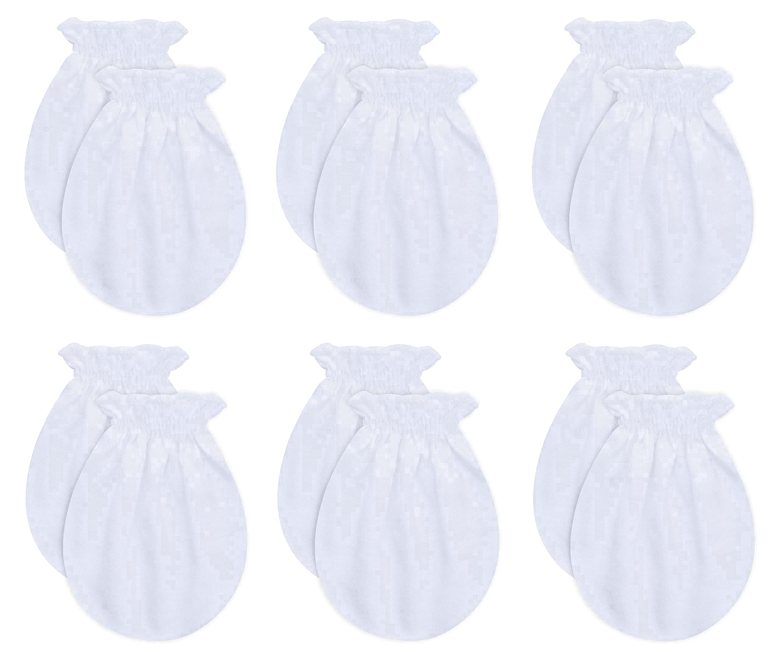 RATIVE, Baby Cotton Mittens, 0-6 Months, Unisex 6 Pairs - Walmart.com