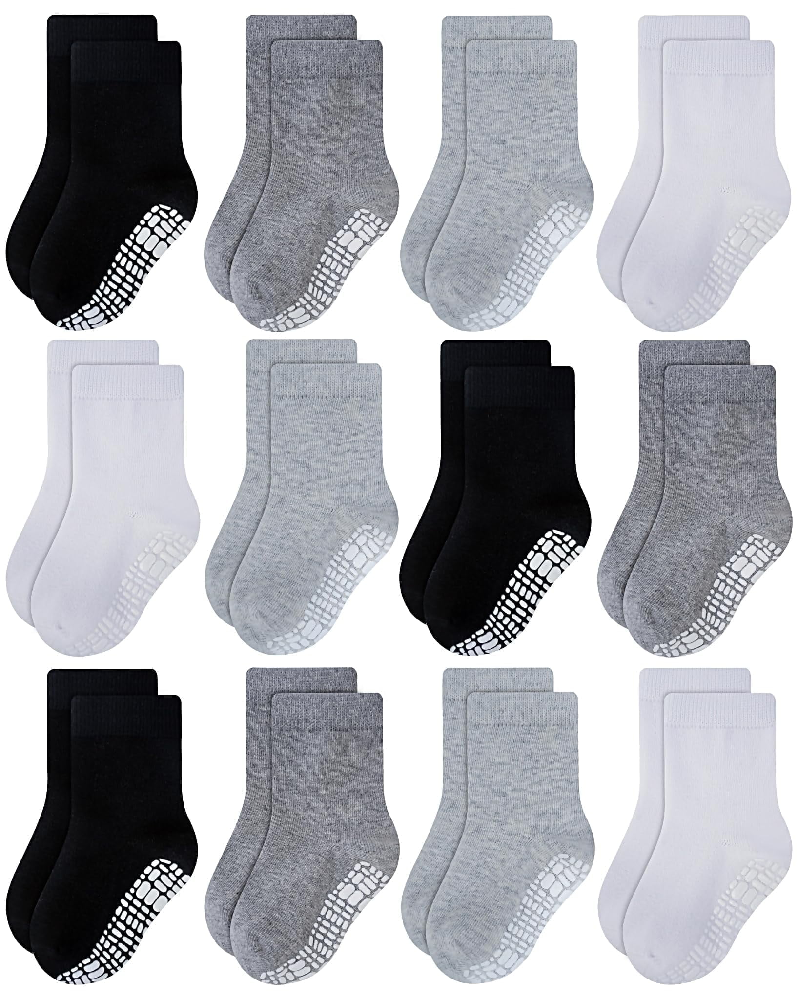 RATIVE Non Skid Anti Slip Cotton Crew Baby Babies Infant Infants Socks ...