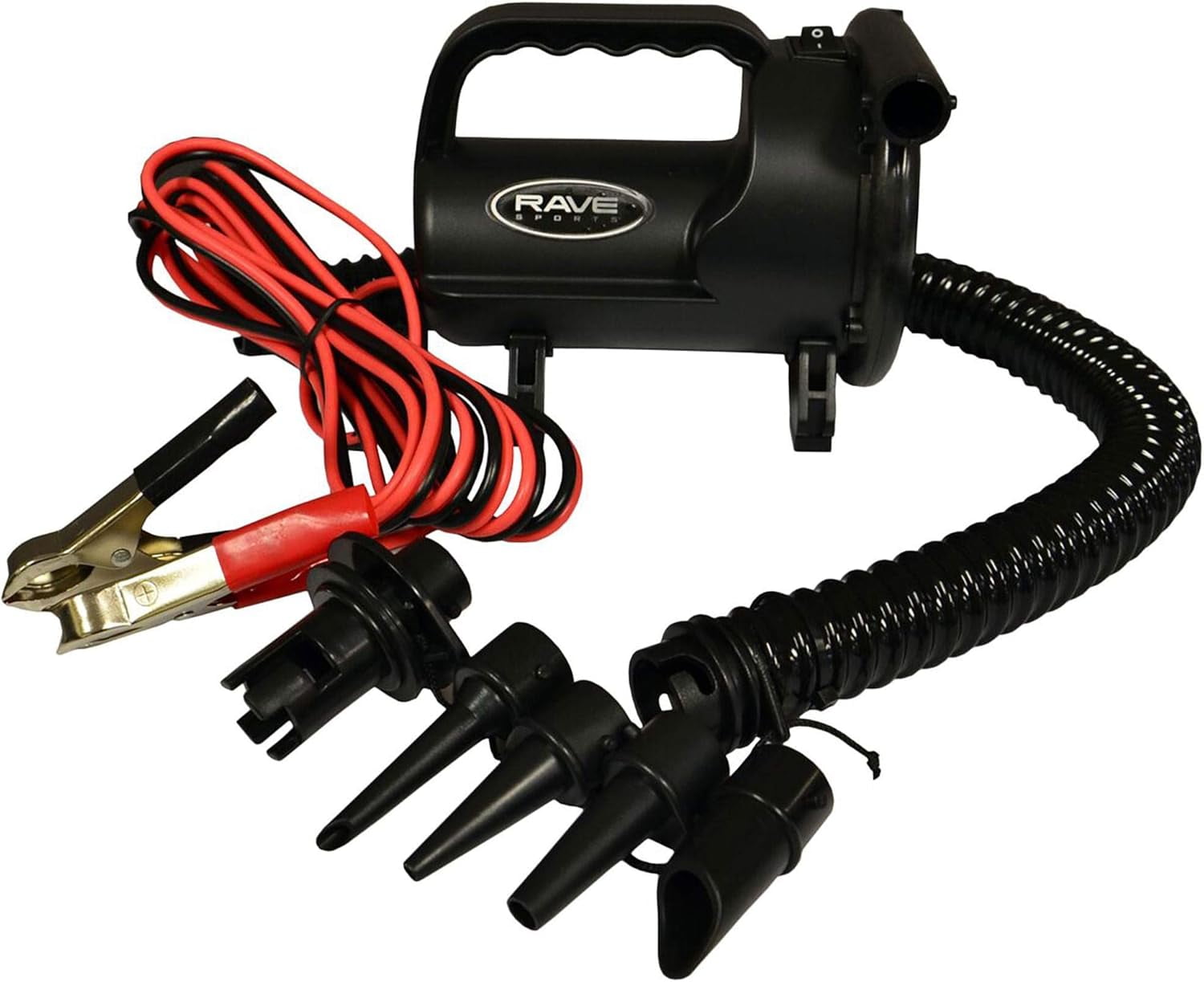 RAVE Sports 12V High Pressure Inflator/Deflator , Black, 5.75" x 5" x 5 ...