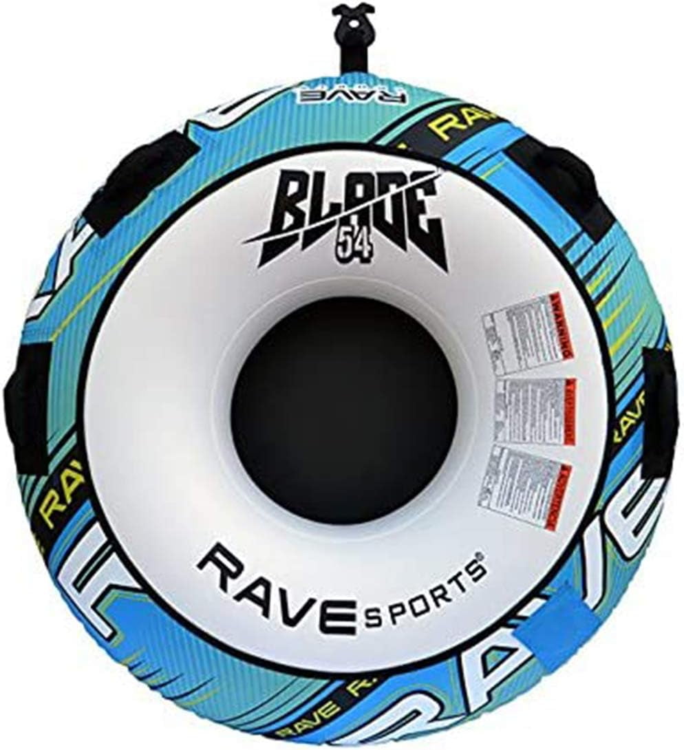 RAVE Sports Blade Inflatable Towable Tube, 1 Rider, Unique Skim-Fast ...