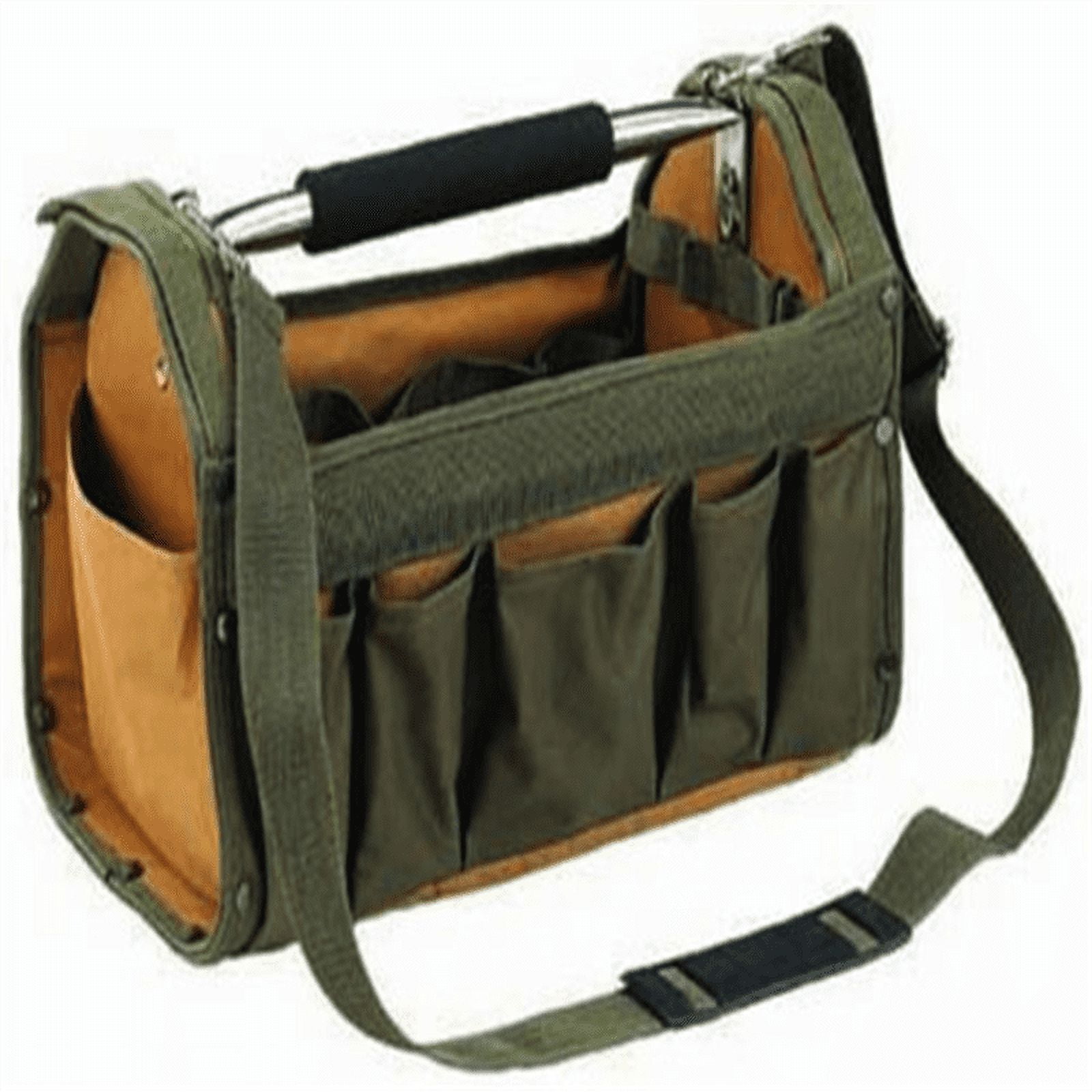 RAVEN Rigid Nylon Tool Bag | 14 Pockets & 13 Straps | Metal Handle ...