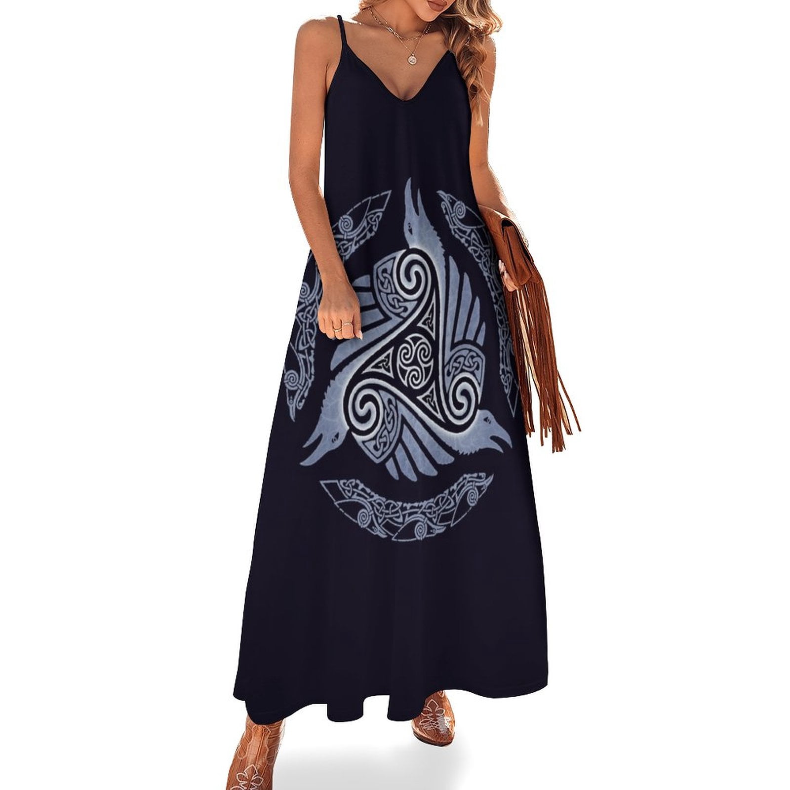 RAVEN'S FEAST Sleeveless Dress prom dress women's summer dress 2024 ...