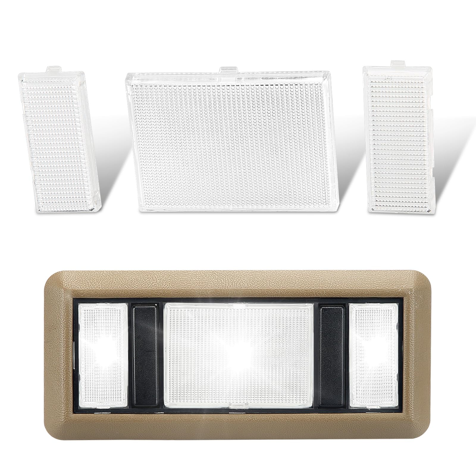 RAVSOFT interior roof Map Dome Light BSL1 Covers Clear Lens replacement Compatible with K1500 ...