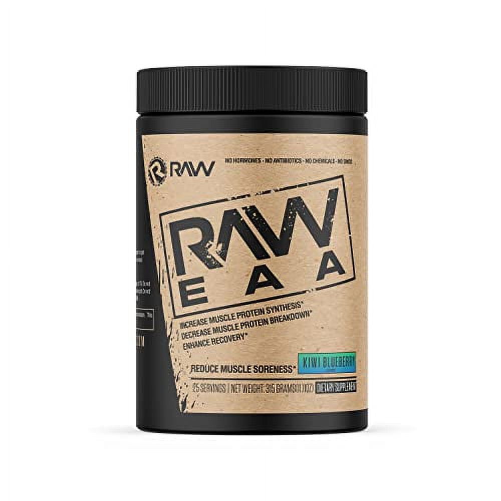 RAW EAA Essential Amino Acids Powder Supplement | Maximize Protein Synthesis, Build Lean Muscle ...