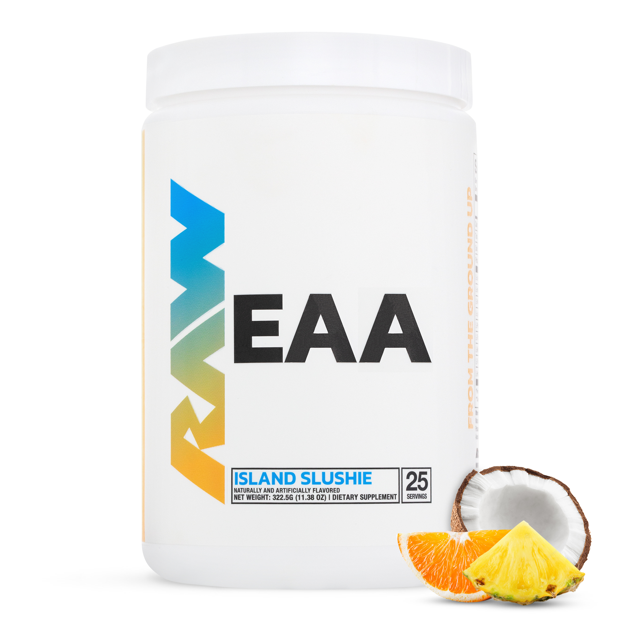 RAW Nutrition EAA Essential Amino Acids Powder Supplement, Pineapple, 25 Servings - Walmart.com