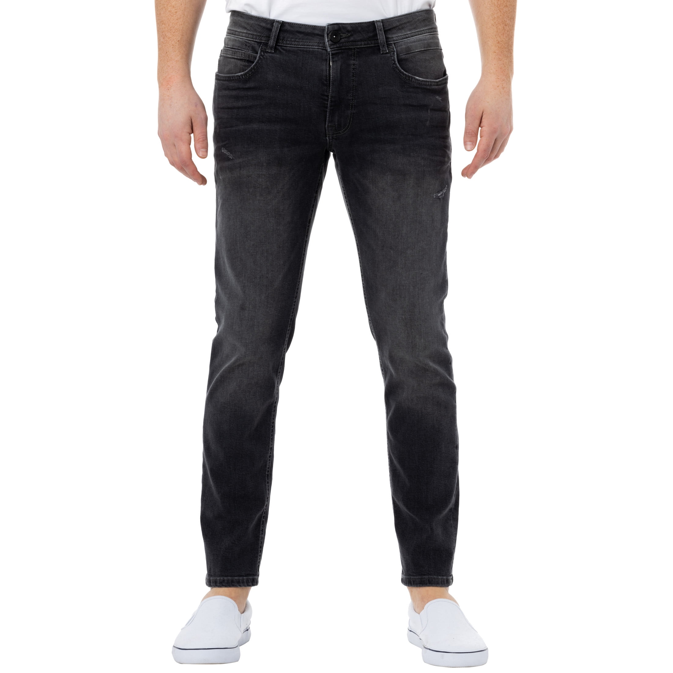 RAW X Mens Stretch 5 Pocket Skinny Jeans, Grey, 34X32 - Walmart.com