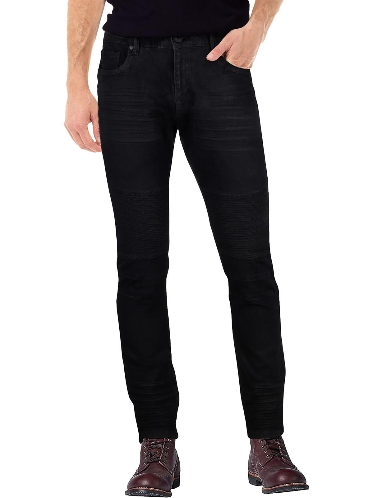 RAW X Mens RawX Moto Jeans, Jet Black, 34X30 - Walmart.com
