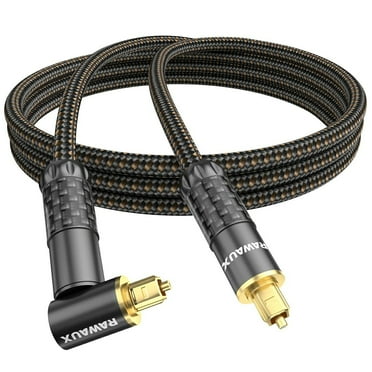 Cables Direct Online 25FT Premium Toslink Digital Optical Audio Cable ...