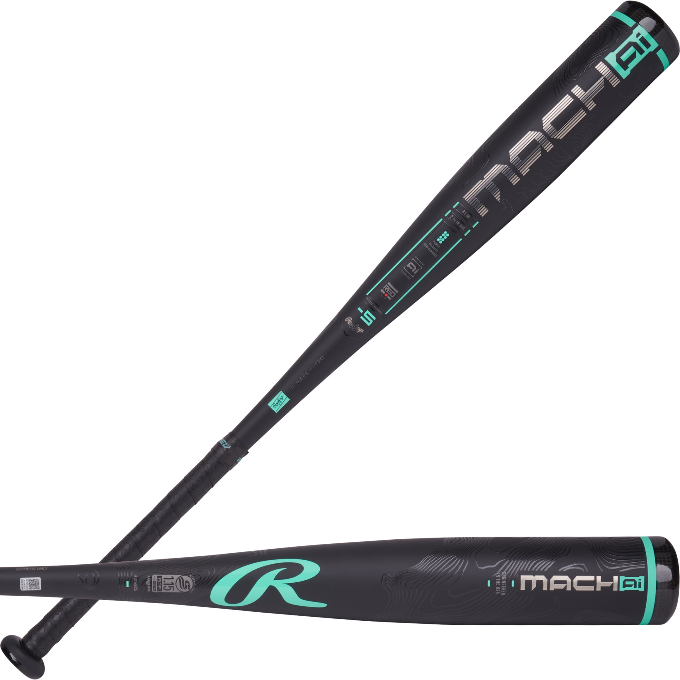 Rawlings Mach Ai USSSA Youth Baseball Bat | 31-inch | -5 - Walmart.com