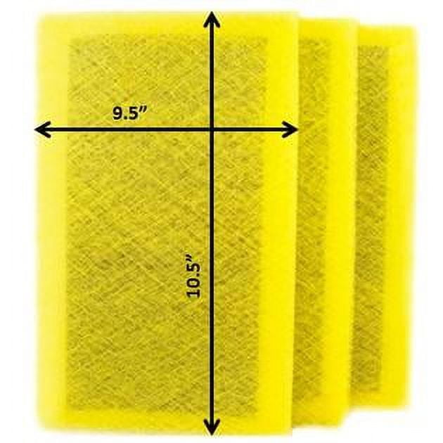 RAYAIR SUPPLY 12x12 Replacement Filter Pads Compatible with MicroPower ...