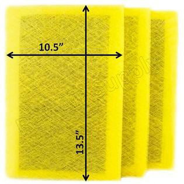 RAYAIR SUPPLY 12x16 Replacement Filter Pads Compatible with MicroPower ...