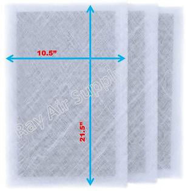 RAYAIR SUPPLY 12x24 Replacement Filter Pads Compatible with Air Ranger ...
