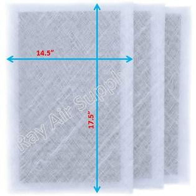 RAYAIR SUPPLY 16x20 Replacement Filter Pads Compatible with Perfect Air ...
