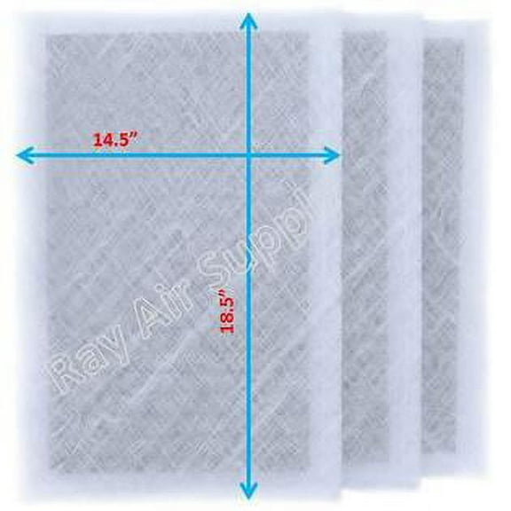 RAYAIR SUPPLY 16x20 Replacement Filter Pads Compatible with Dynamic Air ...