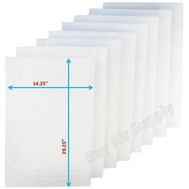 RAYAIR SUPPLY 16x32 Replacement Filter Pads Compatible with Respicaire ...